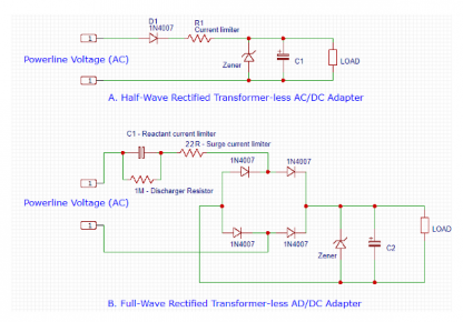 Types of AC/DC Power Supply Adapter Circuits and How to Use Them ...